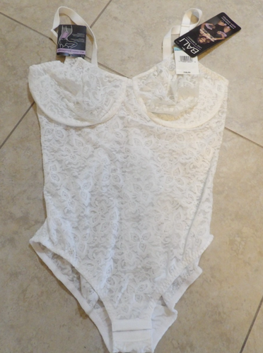 Bali Women's Size 40C Lace N Smooth Firm Control Bra Body Briefer ...