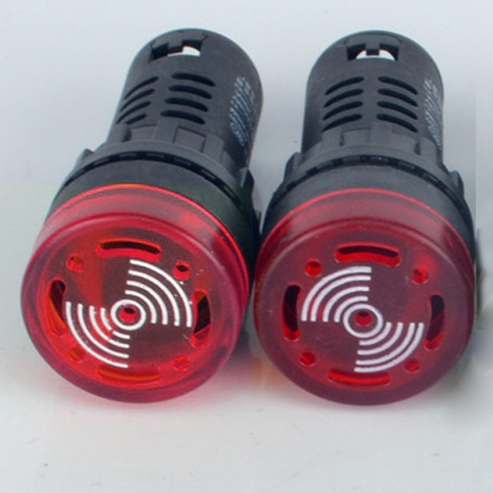 1/2/3/5/10Pcs 110V AD16-22SM Buzzer LED Flash Alarm Indicator Signal ...