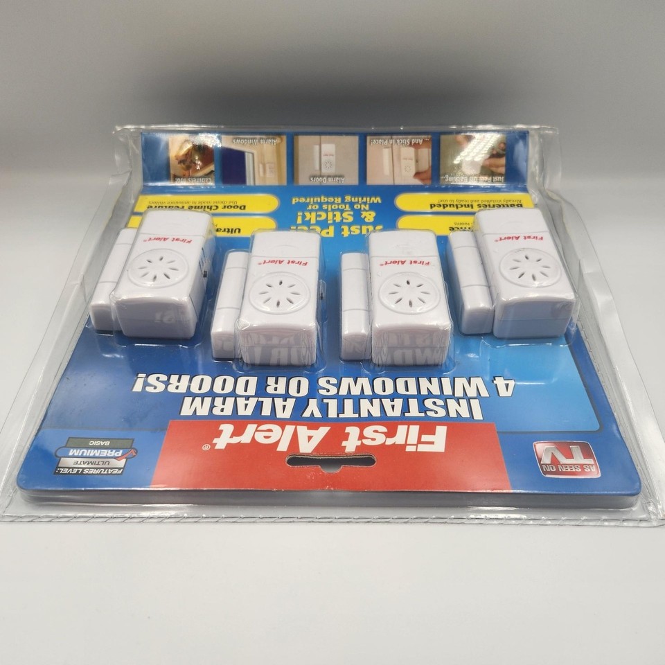 First Alert Alarm System Instantly Alarms 4 Windows Doors Home Office ...