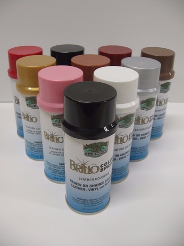 Brillo Color Spray Shoes Boots Leather Vinyl 4.5 oz. | eBay