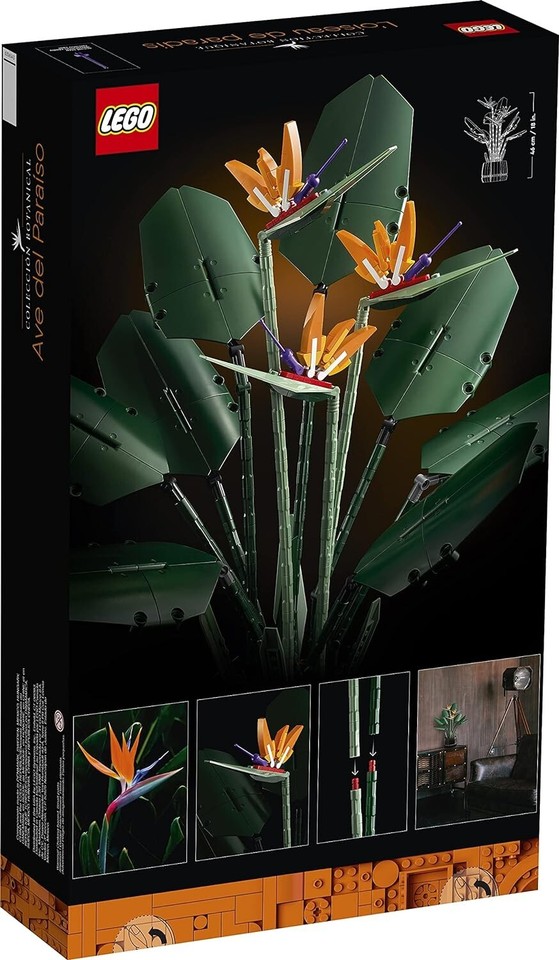 LEGO 10289 Creator Expert Bird of Paradise Building Set for Adults ...