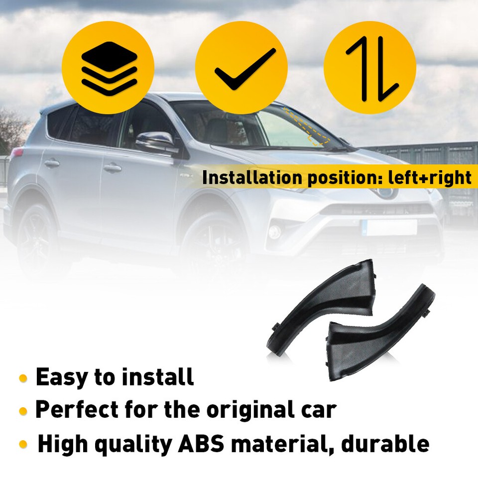 For Toyota RAV4 Right + Left Windshield Cowl Corner Seal 53866-0R030 ...