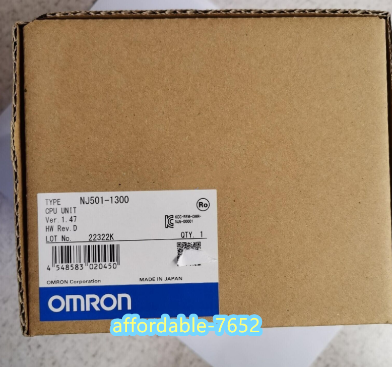 NJ501-1300 OMRON NJ501-1300 CPU module Brand New by DHL or Fedex Fast ...