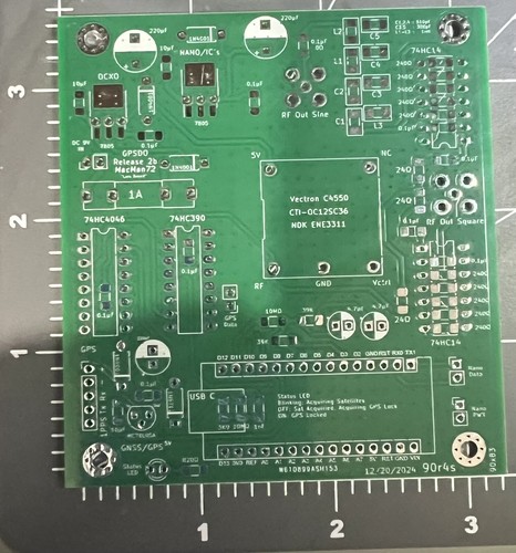 Arduino Nano "Lars" based GPSDO PCB 83mm x 90mm | eBay