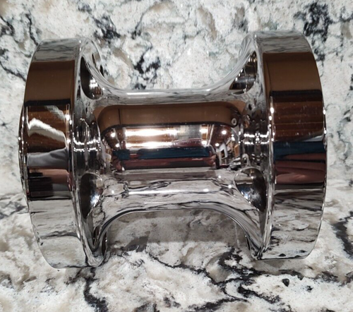 MOTORCYCLE CHROME REAR WHEEL HUB - HARLEY CHOPPER - PERFORMANCE ...