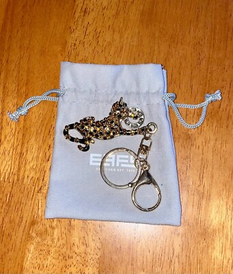 Genuine Effy Signature Panther Cat Designer Key Chain Swarovski ...
