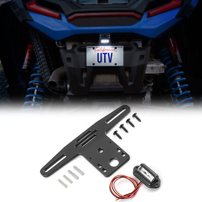 ATV/UTV Universal LED Lighted License Plate Frame for Kawasaki Teryx ...