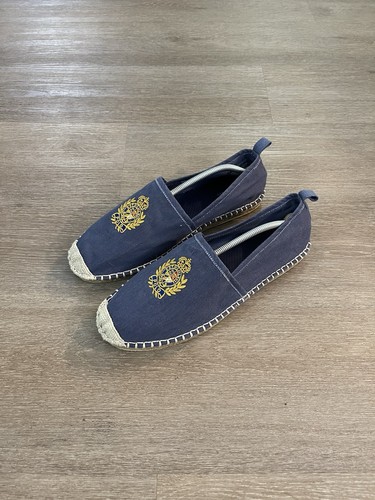 Polo Ralph Lauren Barron Crested Slip-On Espadrille Shoes Chambray Size ...