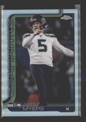 Jason Myers 2025 Topps Chrome Refractor #280 - (142) | eBay