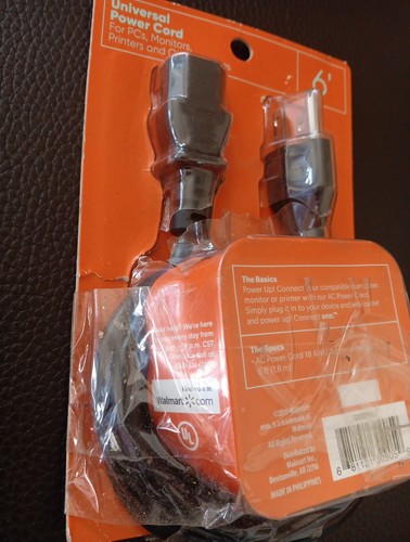 New /open Box surf onn. Universal Power Cord For PC’s, Monitors ...