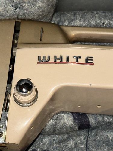 Vintage WHITE Sewing Machine Model 764 with Pedal | eBay