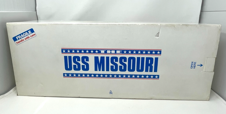 Danbury Mint USS Missouri BB-63 Battleship Iowa Class Model BIG MO 1: ...