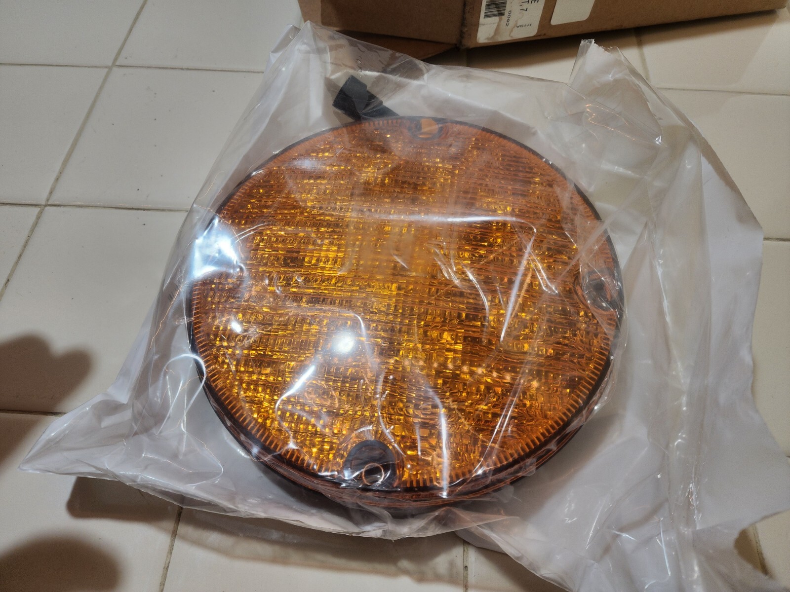 International Navistar IC Bus 7 Inch Round Turn Amber Yellow Light ...