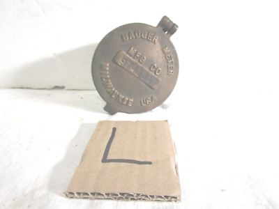 Vintage Badger Meter Mfg Co. bronze water meter housing cover | eBay