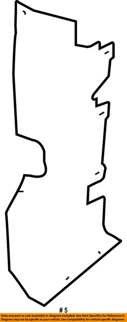 Ford OEM Radiator Support Baffle AL3Z8310A Image 5 for sale online | eBay