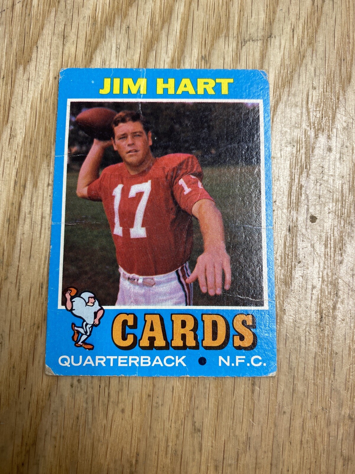 1971 Topps Football Jim Hart Cardinals Card #47 | eBay