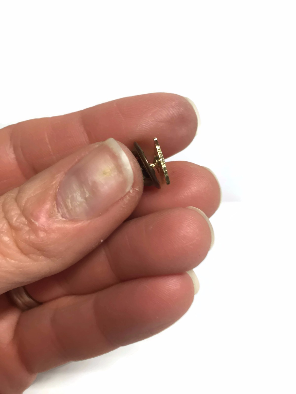 ALASKA STATE FLAG PIN, blue flag pin with stars, state collectible ...