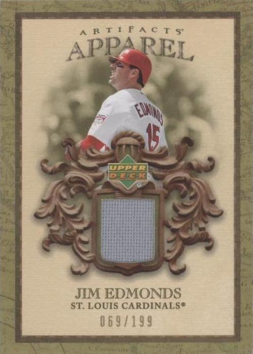 2007 Upper Deck Artifacts - Mlb Apparel Jim Edmonds #MLB-JE /199 (MEM) for sale online | eBay