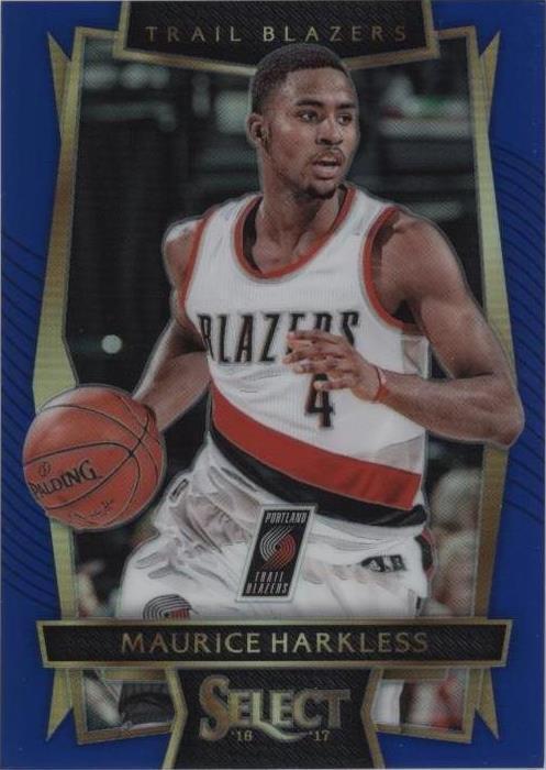 2016-17 Panini Select - Concourse Maurice Harkless #87 Blue Prizm /299 ...