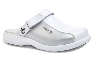Toffeln Ultra Lite 0696 - Shiny Silver - Womens Work Clogs | eBay