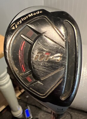 TaylorMade (Right Handed) M4 22* 4 Hybrid Seniors Fujikura Atmos ...