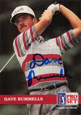 Dave Rummells autographed golf card PGA Tour, Iowa Hawkeyes, SC 1992 ...