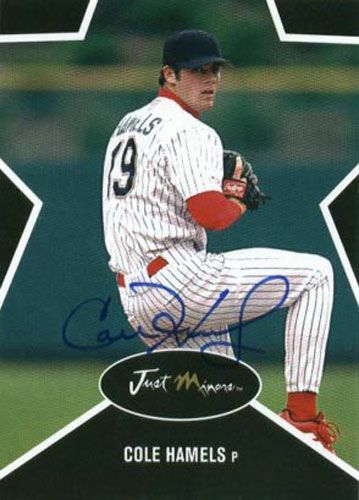 2003 COLE HAMELS Black Auto Rookie #/25 PHILLIES | eBay