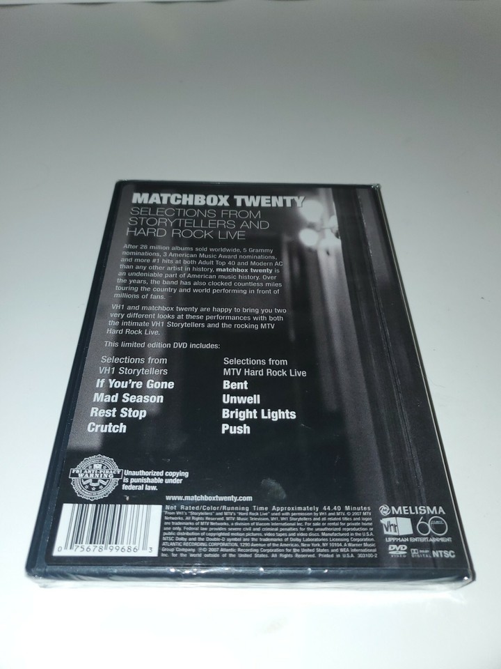 MATCHBOX TWENTY : SELECTIONS FROM STORYTELLERS AND HARD ROCK LIVE ...