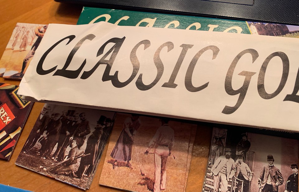 Classic Golf Memo Memory Match Game Vintage 1995 by Platnik No. 7085 ...