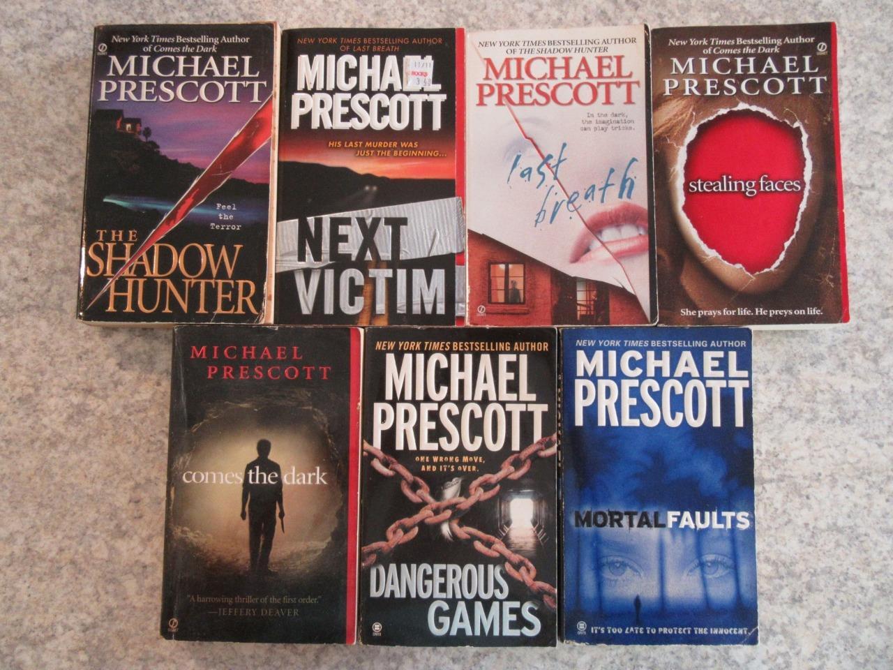 BIG Lot of (7) MICHAEL PRESCOTT Books ABBY SINCLAIR TESS MCCALLUM ...