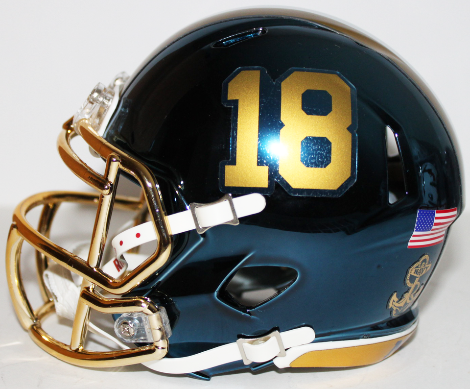 2018 Navy Midshipmen Custom Riddell Mini Helmet vs Army | eBay