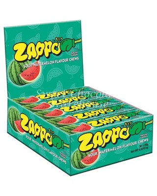 Zappo Sour Watermelon Flavour Chews 29g x 30 Pieces | eBay Australia