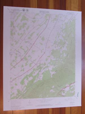 Vesuvius Virginia 1979 Original Vintage USGS Topo Map | eBay