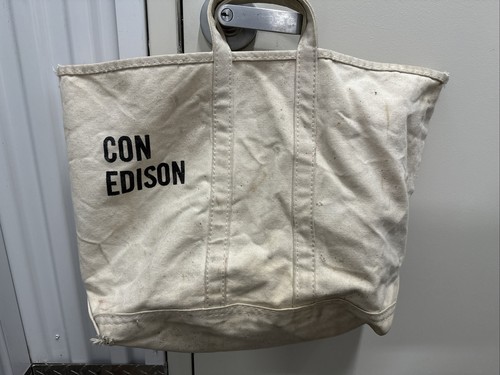 Con Edison Dandux Canvas Tote Bag 18x8x14 NYC Electric Utilities | eBay