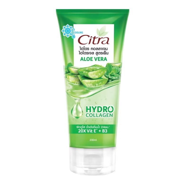 Citra Fresh White Aura Aloevera Mint Gel Moisturizing Bouncing Juicy ...