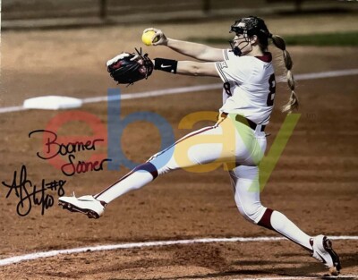 ALEX STORAKO SIGNED 8x10 PHOTO OKLAHOMA SOONERS SOFTBALL AUTOGRAPH | eBay