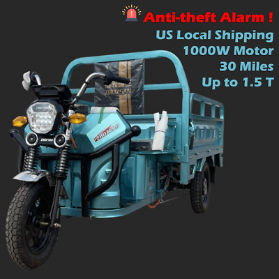 Electric 3 Wheel Mini Truck Electric Cargo Tricycle For Cargo+Anti ...