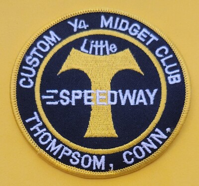 LITTLE "T" SPEEDWAY THOMPSON CONNECTICUT BADGE PATCH LITTLE T | eBay