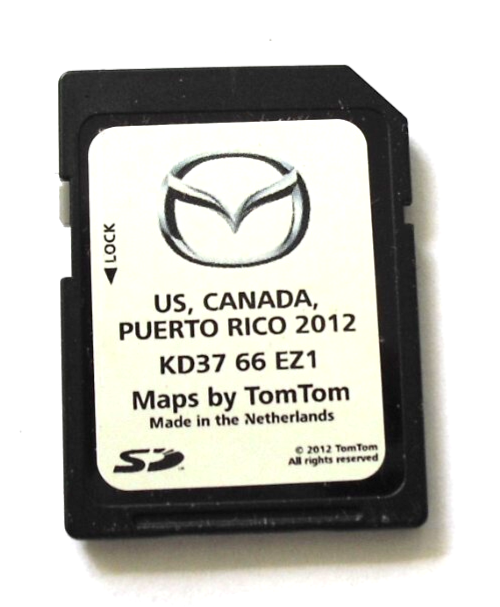 OEM Mazda Navigation SD CARD U.S.A. Map 2013 2014 2015 CX5 / CX-9 Mazda ...