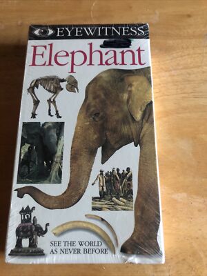 Eyewitness Elephant VHS N.Martin Sheen Educational School-Brand New ...