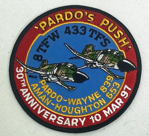 1997 US Air Force 8th TFW 433rd TFS 30th Anniversary Patch | eBay