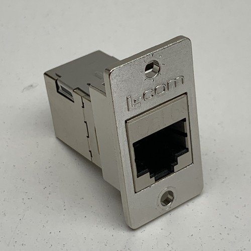 (5-Pack) L-com ECF504-SC6 Cat6 RJ45 Coupler Jack Shielded (8x8) Panel ...