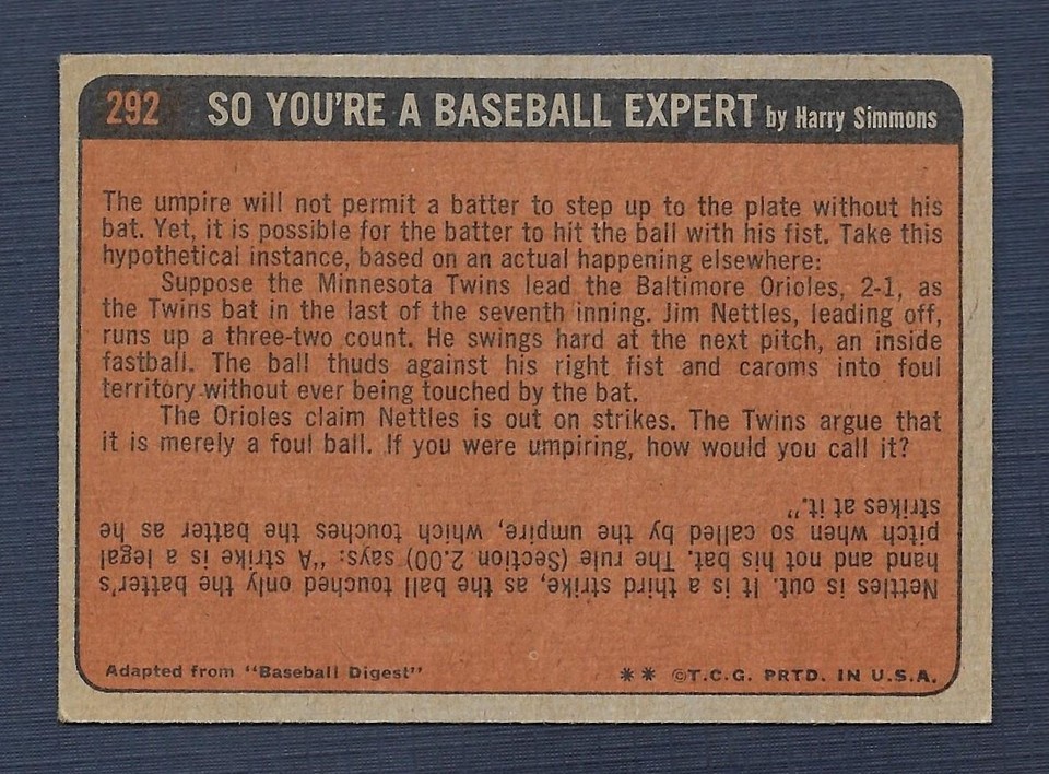 1972 Topps Hal McRae (In Action) #292 Cincinnati Reds EX+ | eBay