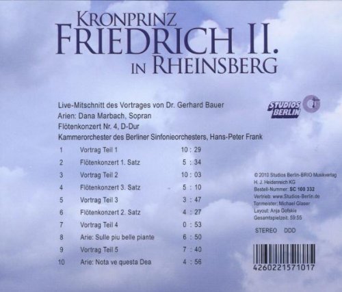 FRIEDRICH II. Kronprinz Friedrich Ii.In (CD) (US IMPORT) | eBay