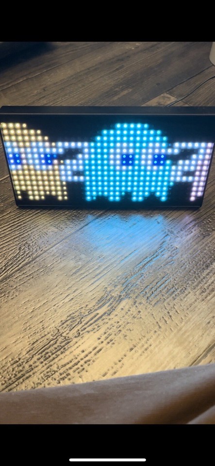 Pac-Man Premium LED Desk Clock Designed by Raw Thrills | eBay