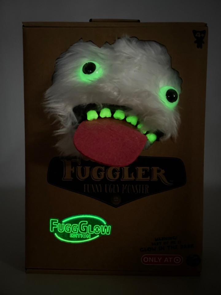 Fuggler Glow In The Dark 9" Plush Toy Oogah Boogah Funny Ugly Monster ...