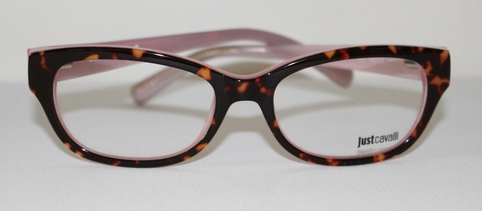 JUST CAVALLI JC537 055 TORTOISE Designer Optical Eyeglass Frame For ...