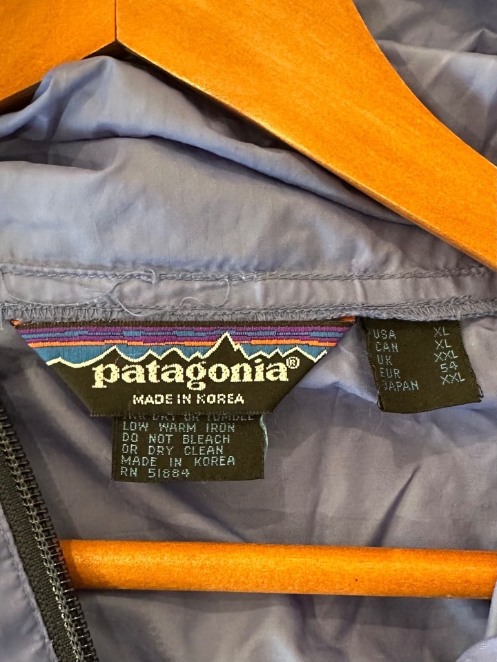 Vintage Patagonia Hooded Anorak Packable Windbreaker Pullover Snap ...