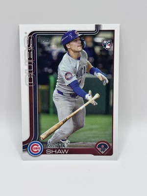 2025 Topps Series 2 Matt Shaw Image Variation - SSP - Cubs - Rookie | eBay