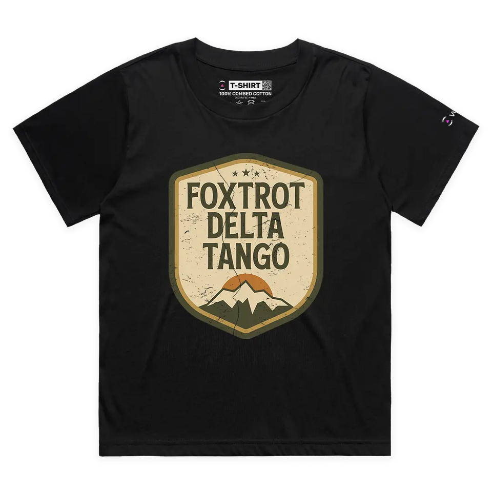 VOICEART Foxtrot Delta Tango Army Code Humor Funny Graphic Premium T ...